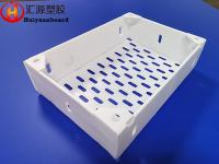 China Reusable Corrugated Plastic Box For Seafood  , Corrugated Plastic Storage Bins for sale