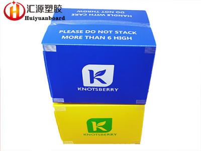 China Printable Collapsible Custom Corrugated Plastic Boxes for sale