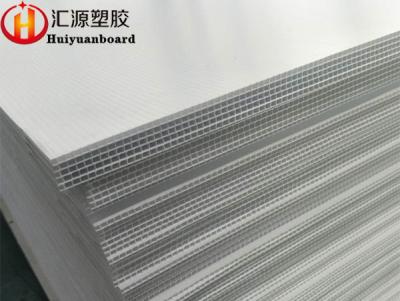 China Corona Treated 4mm White Coroplast Sheets 4x8 For Advertising for sale
