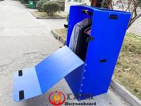 China Foldable Lightweight Corrugated Plastic Wardrobe Box For Moving for sale