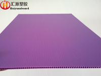 China Purple PP 3mm 4mm 5mm Corrugated Plastic Sheets Corrosion Resistant for sale