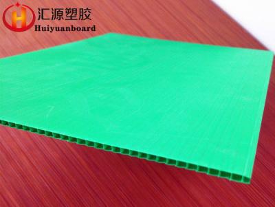 China Impact Resistant Green PP Corrugated Plastic Sheets Waterproof for sale
