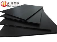 China Corrosion Resistant Black ESD Corrugated Plastic Sheet 5mm Thickness for sale