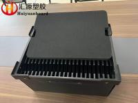 China Custom Black Recyclable ESD Corrugated Plastic Box Flame Retardant for sale