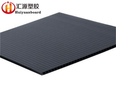 China Custom Durable Strong Black ESD Corrugated Plastic Sheet Flame Retardant for sale