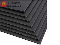 China Custom Durable Strong Black ESD Corrugated Plastic Sheet Flame Retardant for sale