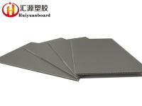 China Super Light Custom Size Grey PP Corrugated Plastic Sheets Fireproof for sale