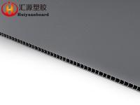 China Super Light Custom Size Grey PP Corrugated Plastic Sheets Fireproof for sale