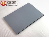 China Super Light Custom Size Grey PP Corrugated Plastic Sheets Fireproof for sale