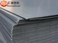 China Super Light Custom Size Grey PP Corrugated Plastic Sheets Fireproof for sale