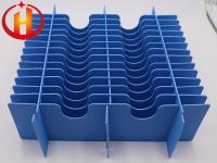 China Impact Resistant Blue Corrugated Plastic Dividers 12mm Thickness for sale