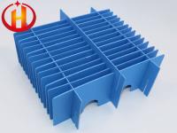 China Impact Resistant Blue Corrugated Plastic Dividers 12mm Thickness for sale