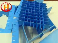 China Impact Resistant Blue Corrugated Plastic Dividers 12mm Thickness for sale