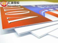 China Silk Printing Eco Friendly Corrugated Plastic Signs In Advertising for sale