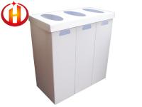 China Printable Corrosion Proof PP Corrugated Plastic Trash Bins Foldable for sale