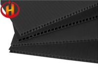 China Black Anti Static ESD Corrugated Plastic Sheet Anti Corrosion for sale