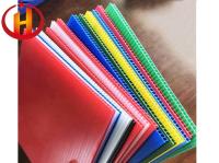 China Red Wear Resisting 3mm PP Corrugated Plastic Sheets Fireproof for sale