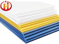 China Custom Non Toxic Durable Yellow Correx Sheets Fireproof for sale