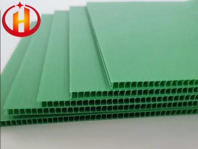 China Green Color Eco Friendly PP Coroplast Sheets Anti Static ESD for sale
