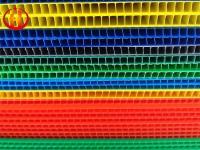 China Colorful Non Toxic Polypropylene Corrugated Plastic Sheet For Packaging for sale