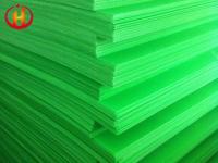 China ShockProof 200GSM Green Corrugated Plastic Sheets Eco Friendly for sale