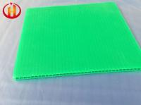 China ShockProof 200GSM Green Corrugated Plastic Sheets Eco Friendly for sale