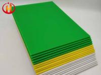 China ShockProof 200GSM Green Corrugated Plastic Sheets Eco Friendly for sale