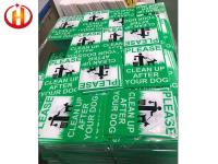 China Eco Friendly Corrosion Resistant Coroplast Signs Smooth Surface for sale