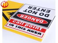 China Multi Color Recycled Coroplast Corrugated Plastic Signs UV Printing for sale