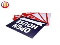 China Multi Color Recycled Coroplast Corrugated Plastic Signs UV Printing for sale