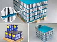 China Right Angle Unsealed Corrugated Plastic Layer Pads Eco Friendly for sale