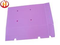 China Triangular Purple Corrugated Plastic Tree Guards 300 Gsm 600 Gsm for sale