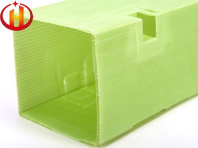 China Anti UV Square Corflute Plant Guards Fireproof Light Green for sale