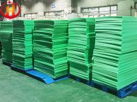 China Fireproof Corrugated Plastic Tree Guards Green Triangular 300gsm for sale