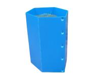 China Polygonal Corrugated Plastic Tree Protectors Eco Friendly Weather Proof for sale