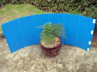 China Polygonal Corrugated Plastic Tree Protectors Eco Friendly Weather Proof for sale