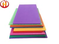 China 300gsm Purple Correx Corrugated Floor Protection Sheets for sale