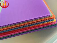 China 300gsm Purple Correx Corrugated Floor Protection Sheets for sale