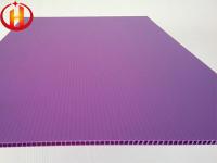 China 300gsm Purple Correx Corrugated Floor Protection Sheets for sale