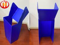 China 4mm Foldable Corrugated Plastic Box For Leaf And Lawn Chutes 1800GSM for sale