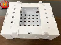 China Waterproof Reusable Corrugated Plastic Box UV Printing 1800gsm for sale