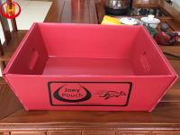 China Reusable 1800gsm Plastic Corrugated Totes Waterproof For Pharmaceutical for sale