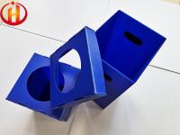 China UV Printing Corrugated Plastic Waste Bins 400gsm Recyclable for sale