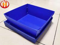 China High Strength 4mm Corrugated Plastic Totes With Lids Eco Friendly Correx for sale