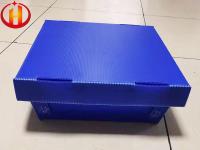 China High Strength 4mm Corrugated Plastic Totes With Lids Eco Friendly Correx for sale