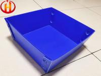 China High Strength 4mm Corrugated Plastic Totes With Lids Eco Friendly Correx for sale