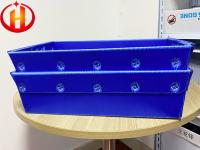China Waterproof Corrugated Plastic Mail Totes UV Printing Reusable Correx for sale