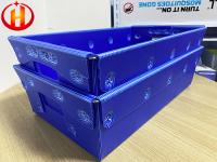 China Waterproof Corrugated Plastic Mail Totes UV Printing Reusable Correx for sale
