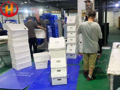 China Recyclable Correx Totes Impact Resistant 750gsm Corrugated Plastic for sale