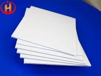 China White 3mm Corrugated Plastic Sheets Smooth Impact Resistant for sale
